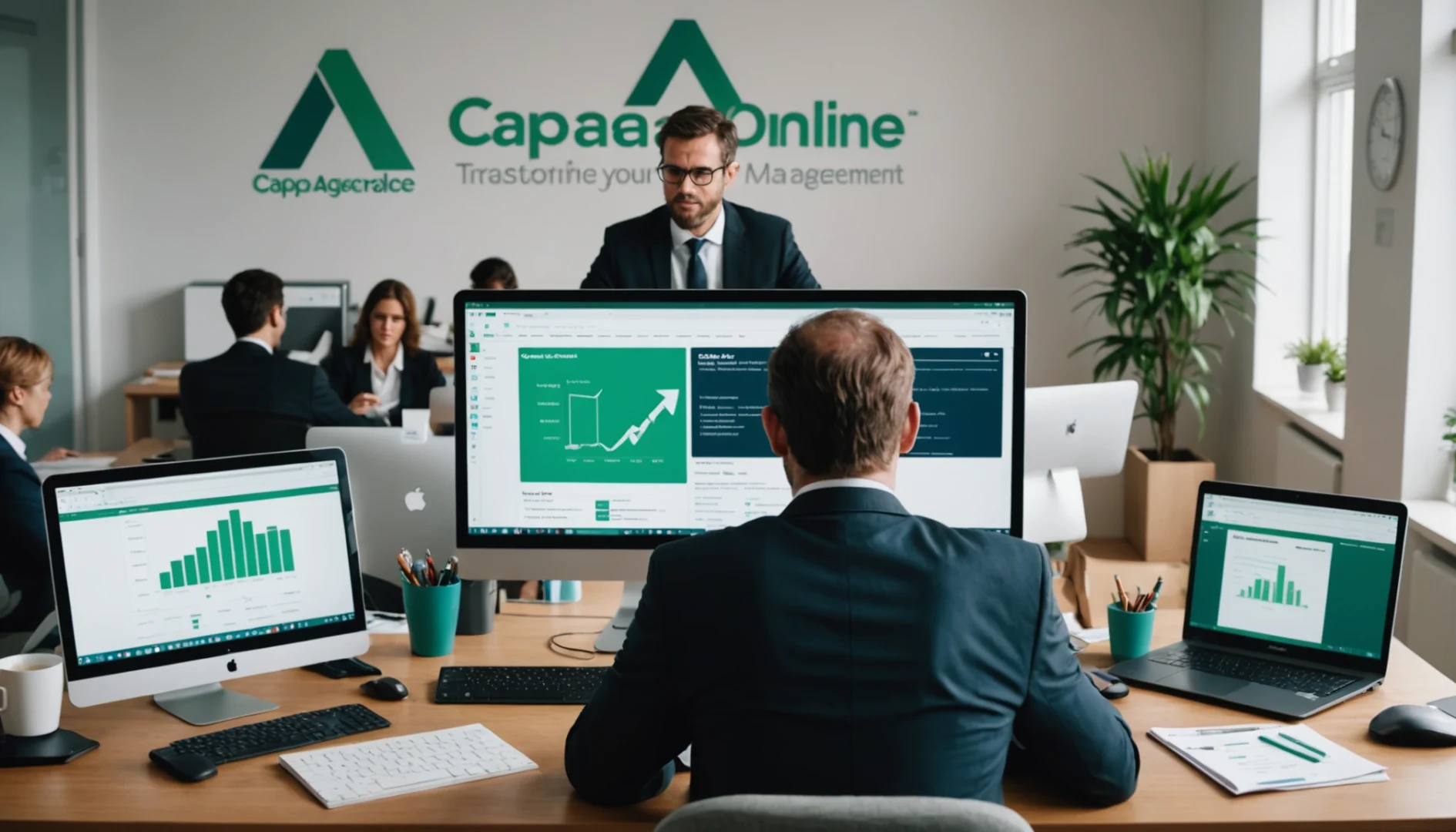 CAPCA Crédit Agricole en ligne : gestion d'entreprise facile